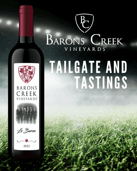 Upcoming Events | Barons Creek Vineyards